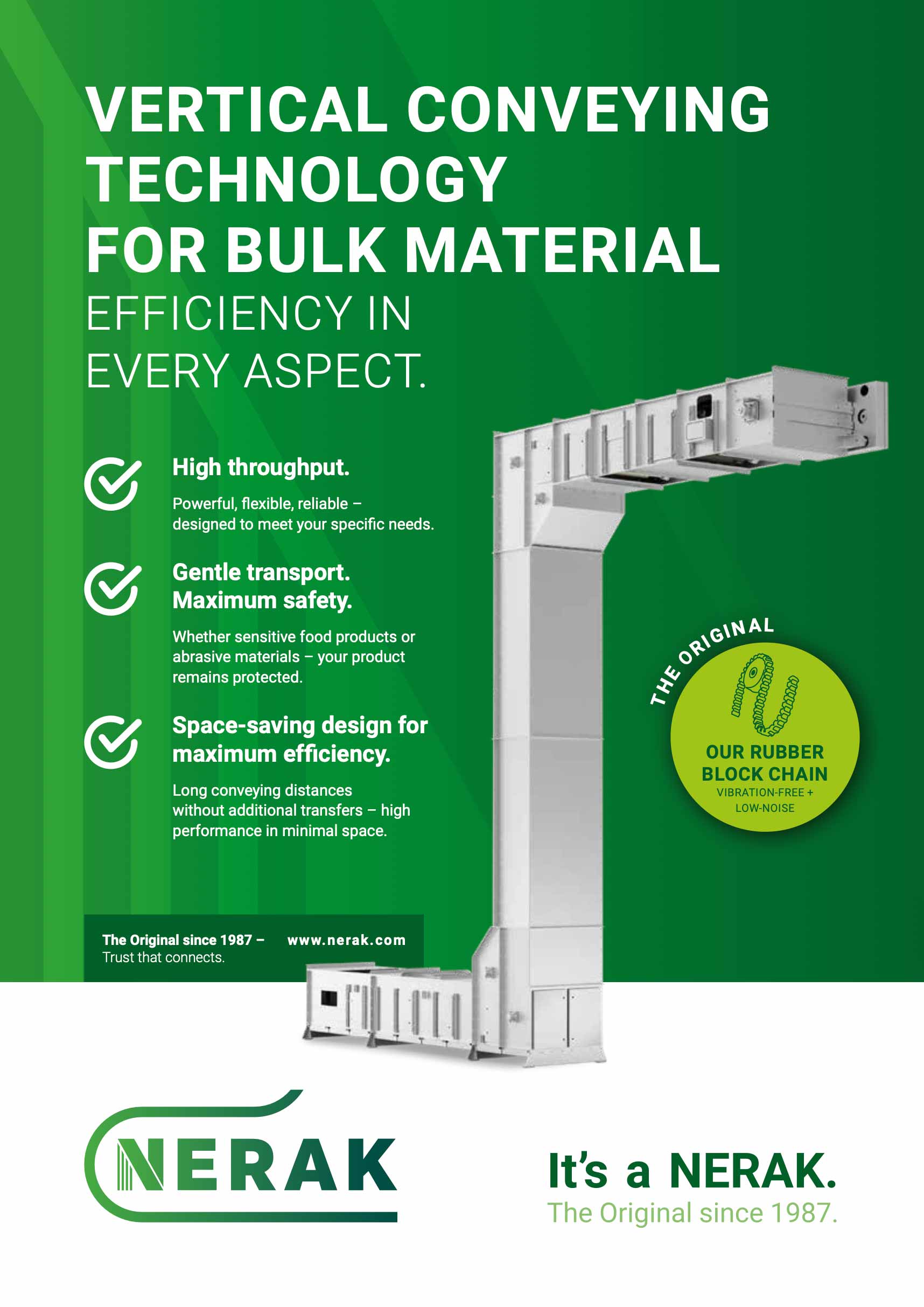 Pendulum bucket conveyor – Nerak